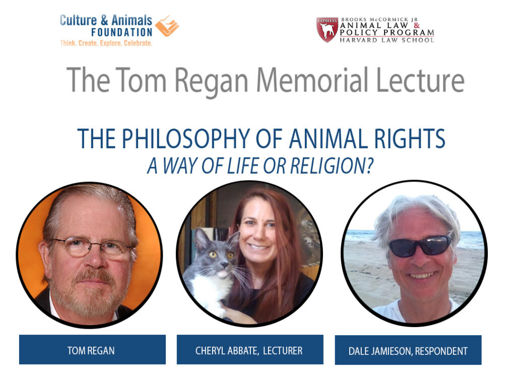 The 2023 Tom Regan Memorial Lecture with Cheryl Abbate and Dale ...